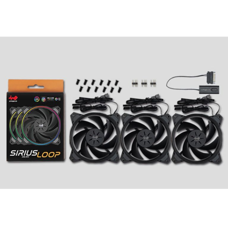 Kit de 3 Ventiladores INWIN Sirius Loop ASL120 ARGB 120mm (PWM) 500 ...